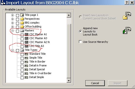 master sheets and title types... - Graphisoft Community